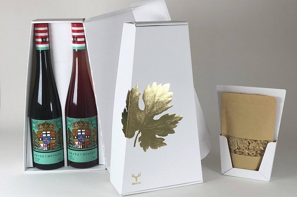 Metsä Board Develops Combination Gift and Transport Packaging for Wine ...