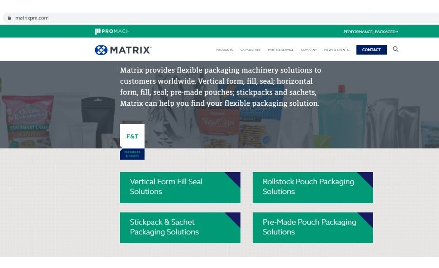 Matrix Revamps Website | 2020-12-01 | Packaging Strategies