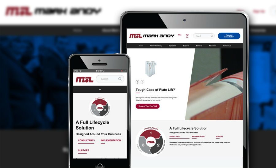 Mark Andy Launches New Corporate Website | 2018-10-17 | Packaging ...